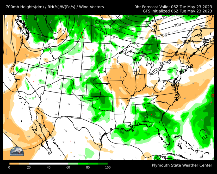 GFS 120-Hour Forecast Maps